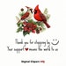 Christmas Red Cardinal Clipart Bundle, Winter Bird Watercolor, Two ...
