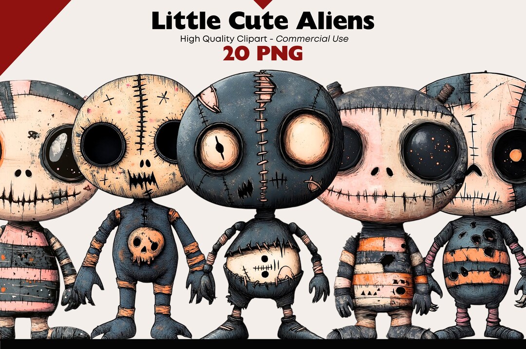 Cute Alien Clipart Fantasy Monster Png Watercolor Extraterrestrial ...