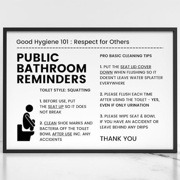 The Office Bathroom - Etsy