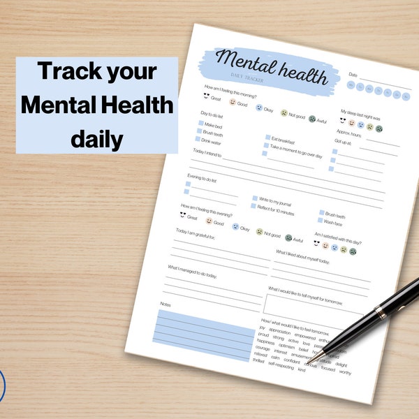 Health Tracker Template - Etsy