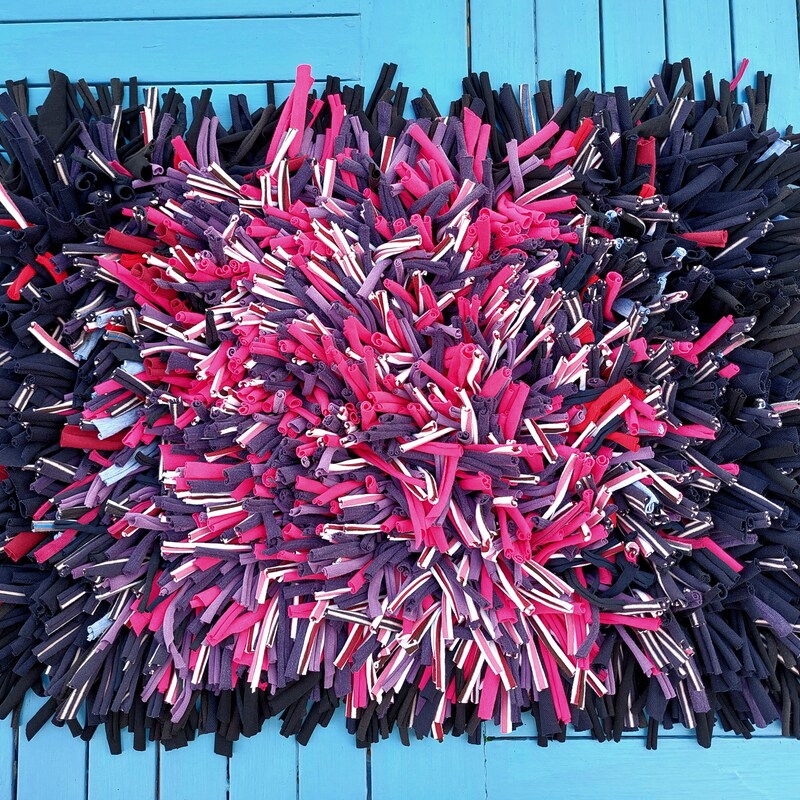 Upcycled Rag Rug - Etsy