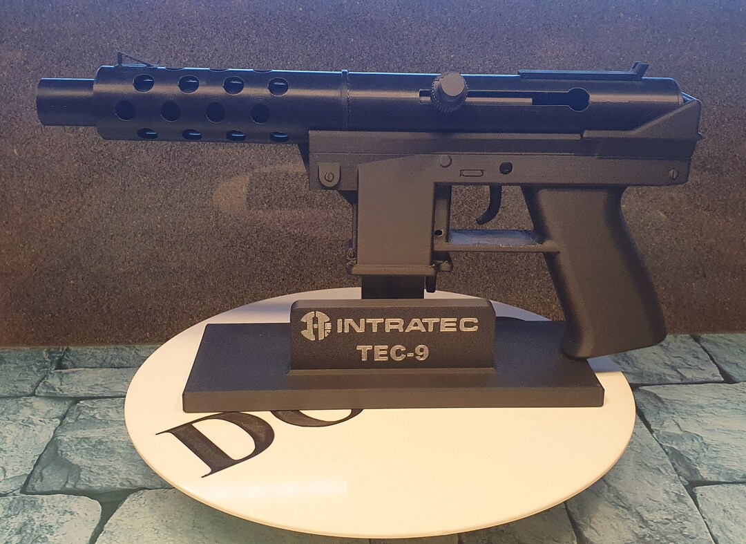 3D Printed Intratec Tec-9 Replica Movable Version and Removable ...