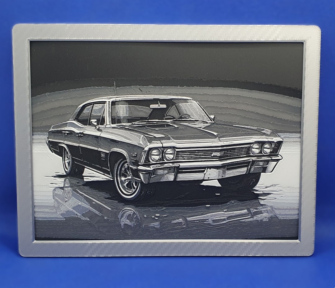 Image 3D Printed 1966 Chevy Impala 4 Door Supernatural, Mural ...