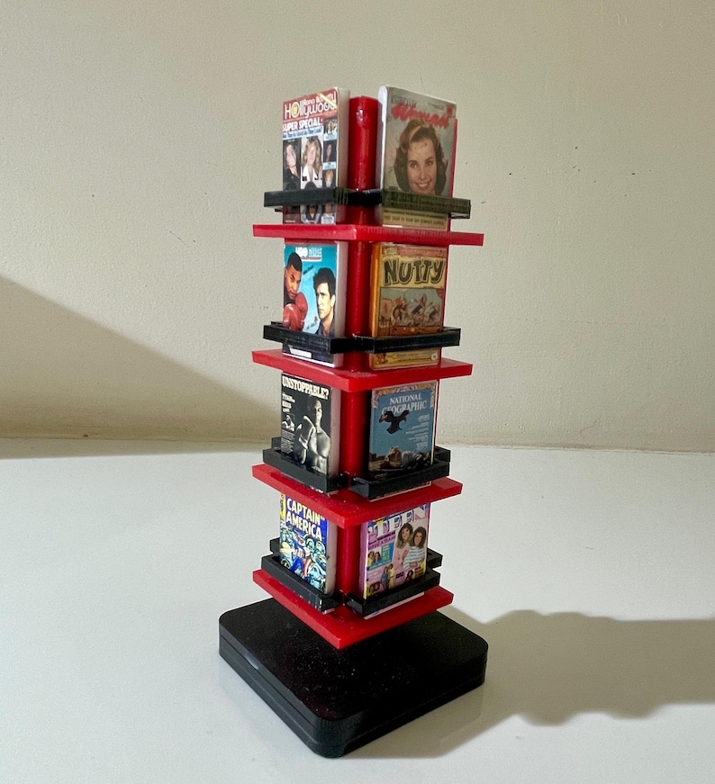 Miniature Revolving Magazines Organizer, Mini Magazine Holder , Indian ...