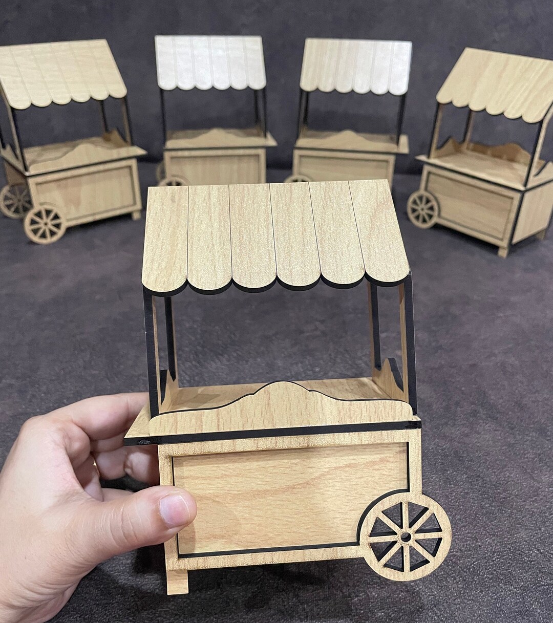 Wooden Candy Cart on Wheels,candy Cart Mini, Treat Cart, Sweet Cart ...