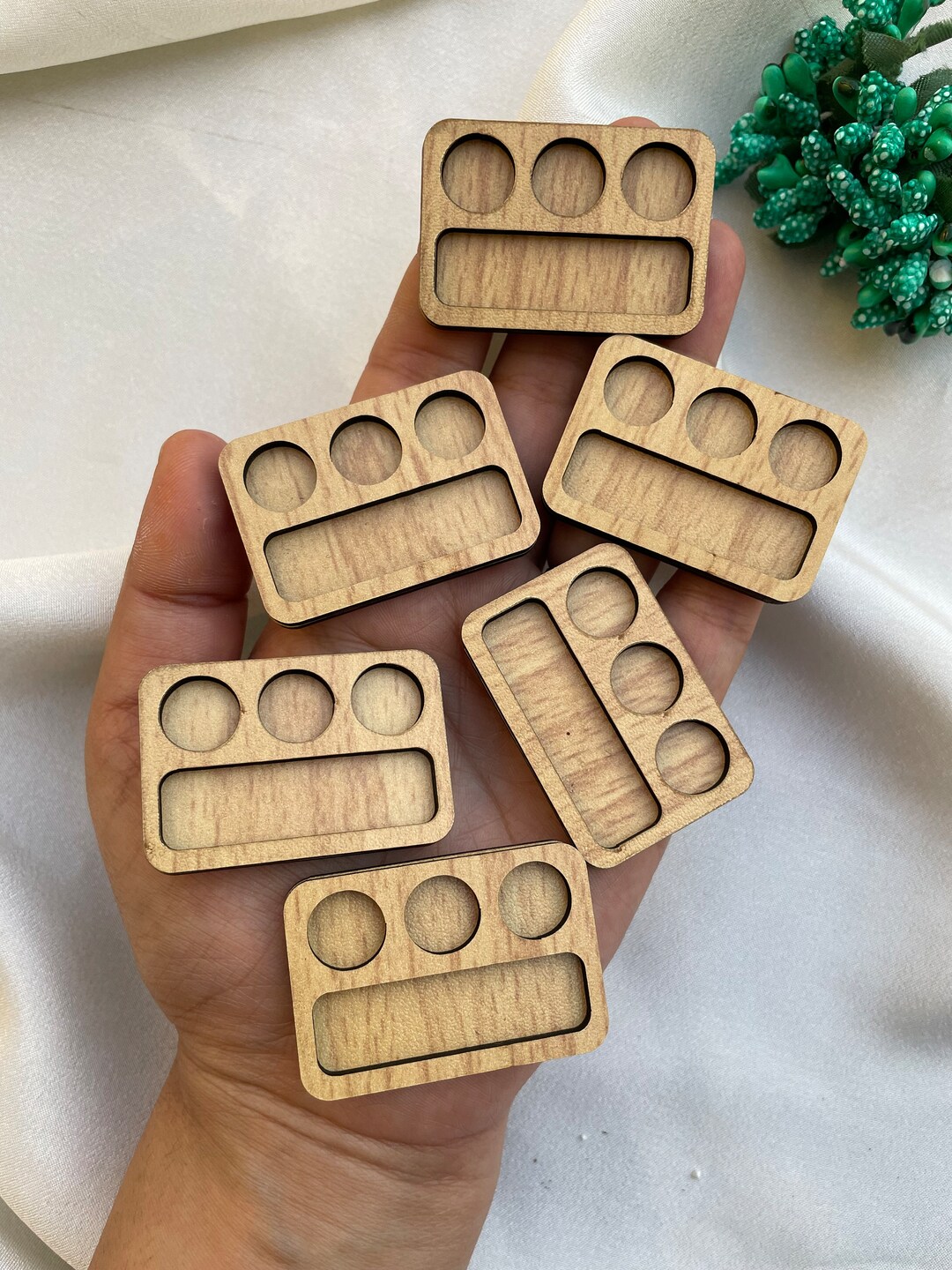 Set of 10x Wooden Food Platter 4cm Shapes Cutout craft Tag - Etsy