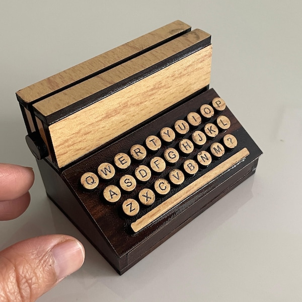 Miniature Typewriter - Etsy
