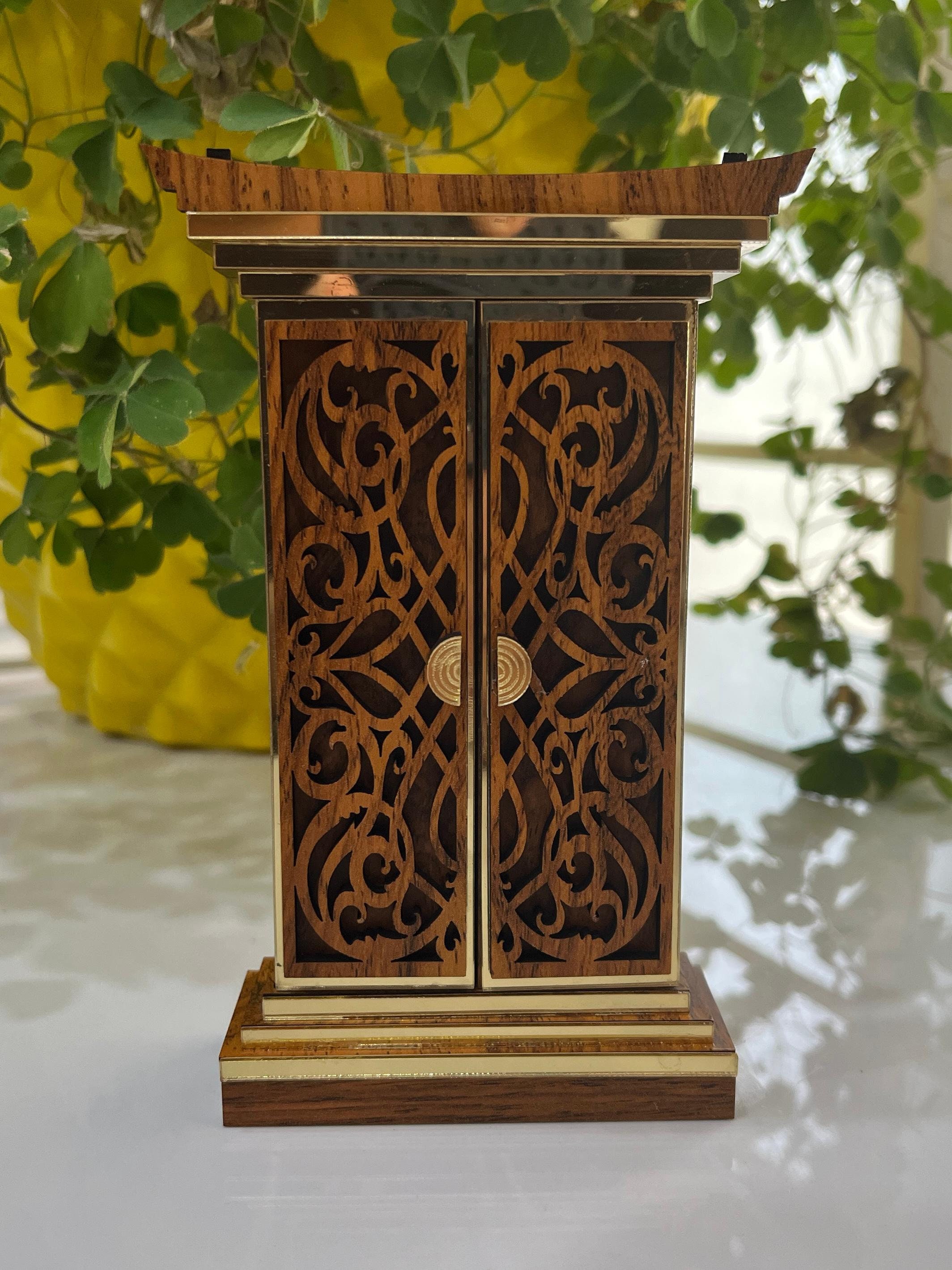 Mini Butsudan Shrine – Handcrafted Laminated Teak MDF Buddhist Altar ...