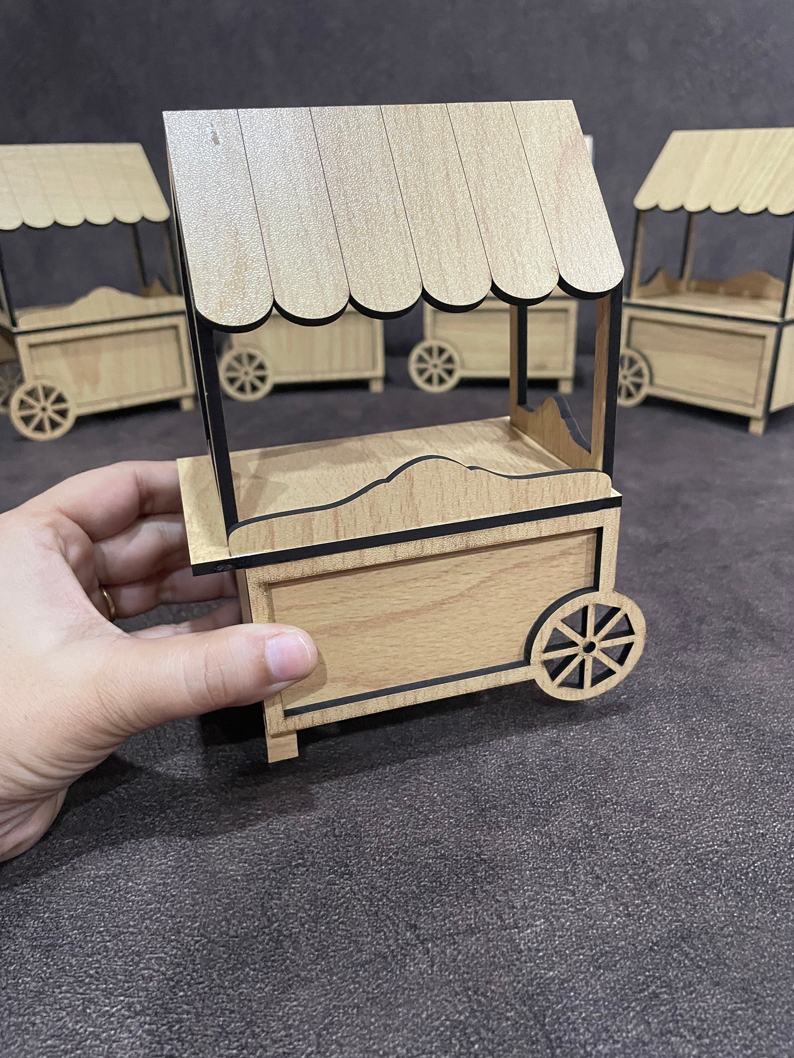 Wooden Candy Cart on Wheels,candy Cart Mini, Treat Cart, Sweet Cart ...