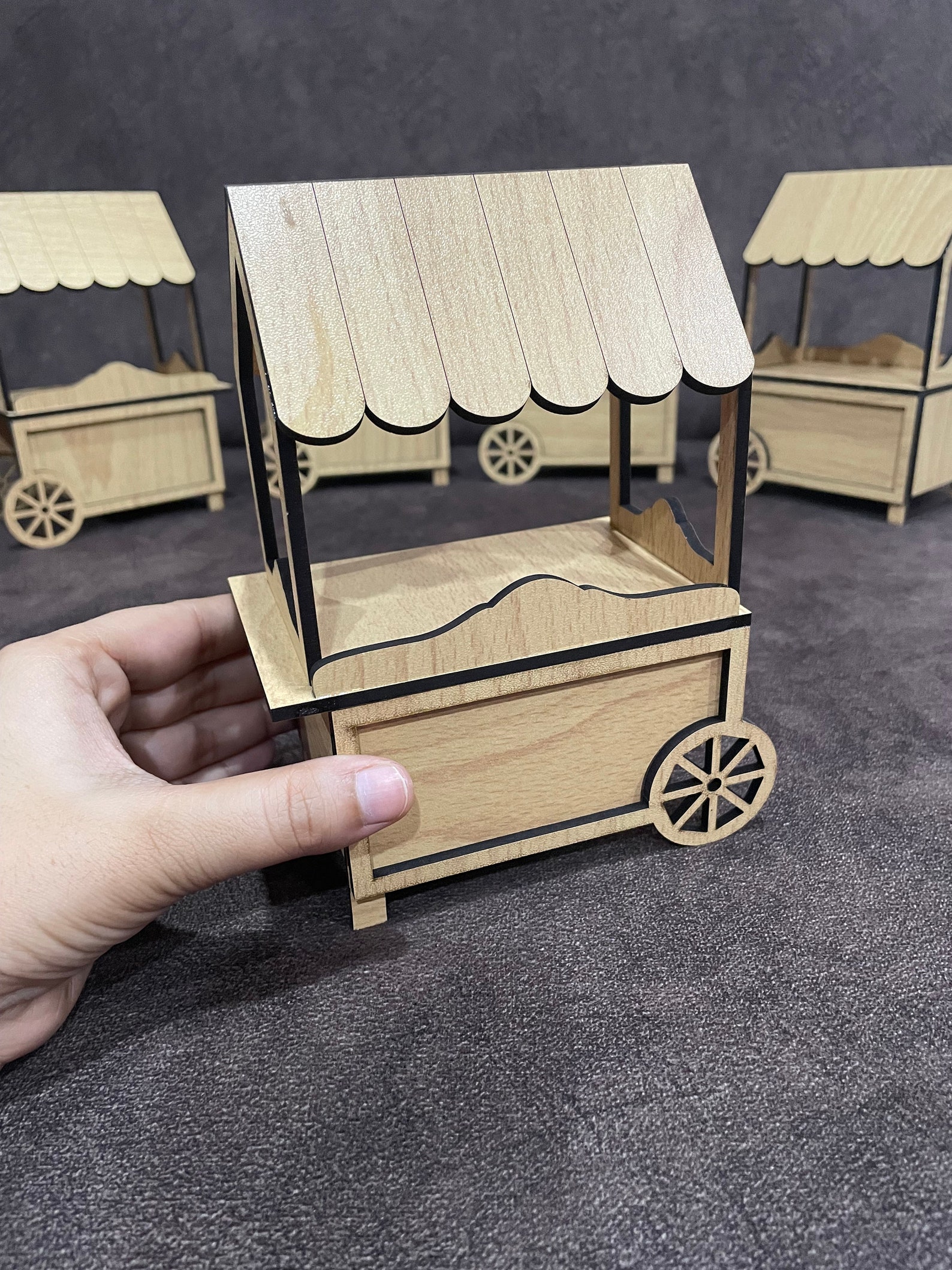 Wooden Candy Cart on Wheels,candy Cart Mini, Treat Cart, Sweet Cart ...