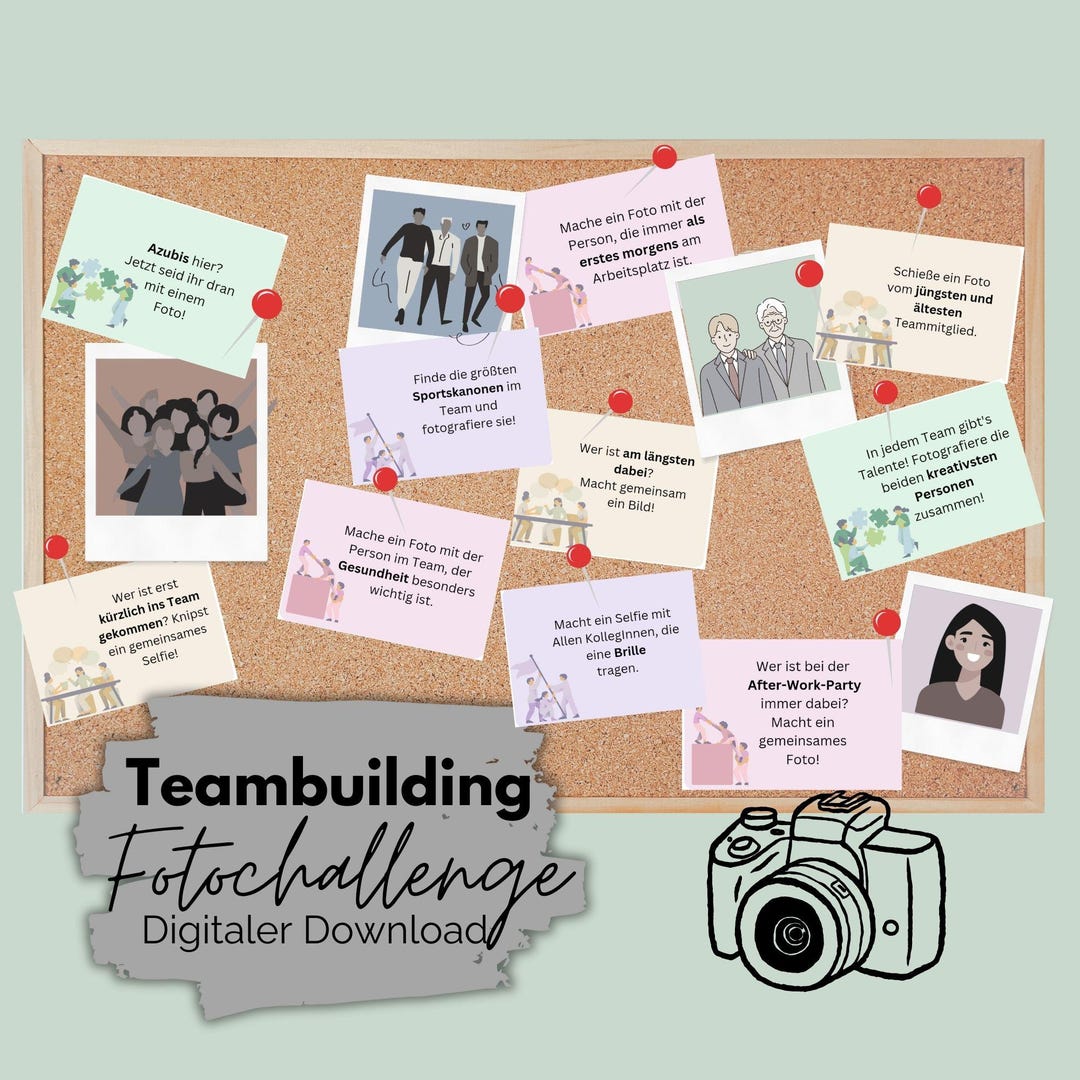 Team Building Games / Photo Challenge as a Game for the Christmas Party ...