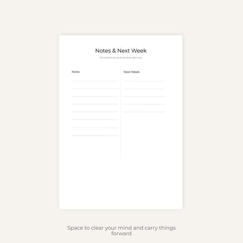 Working Mom Weekly Reset Planner | Printable Weekly Planner for Moms ...