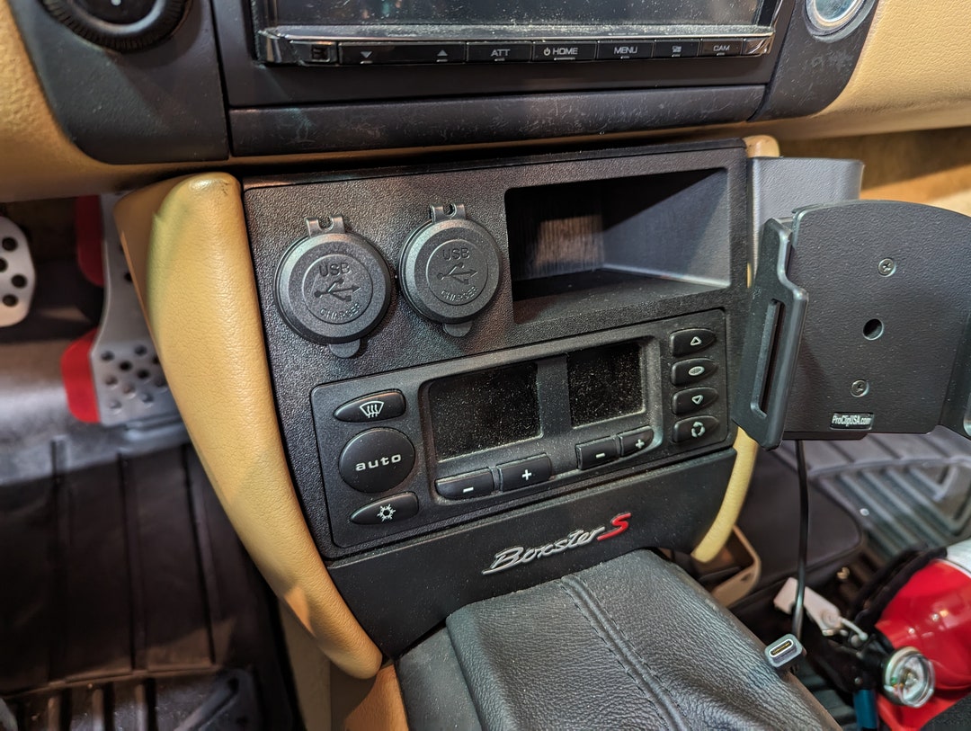 Porsche Boxster / 911 (986/996) - Two 12V / USB Power Port Panel With ...