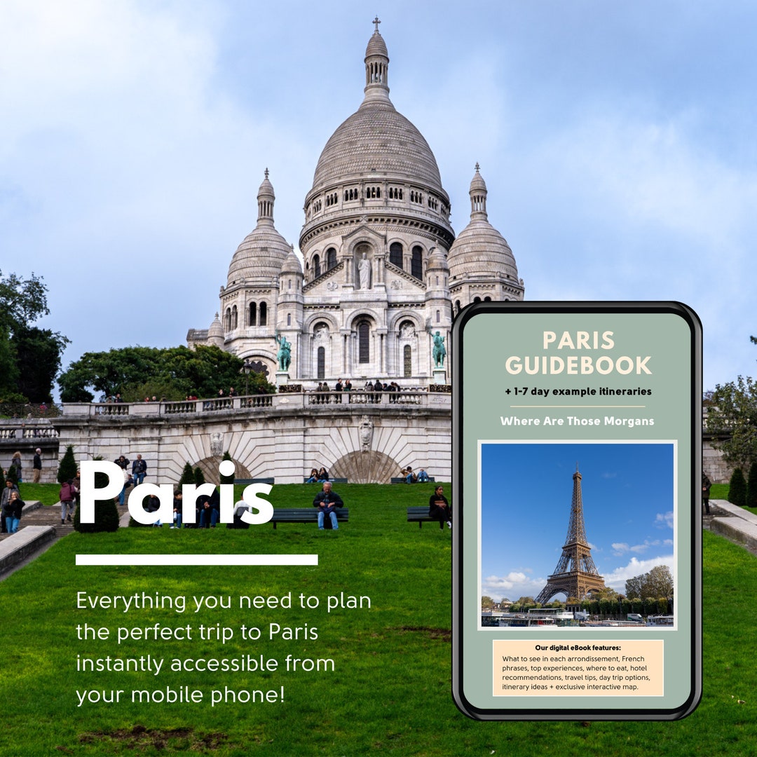 Paris Guidebook - Etsy