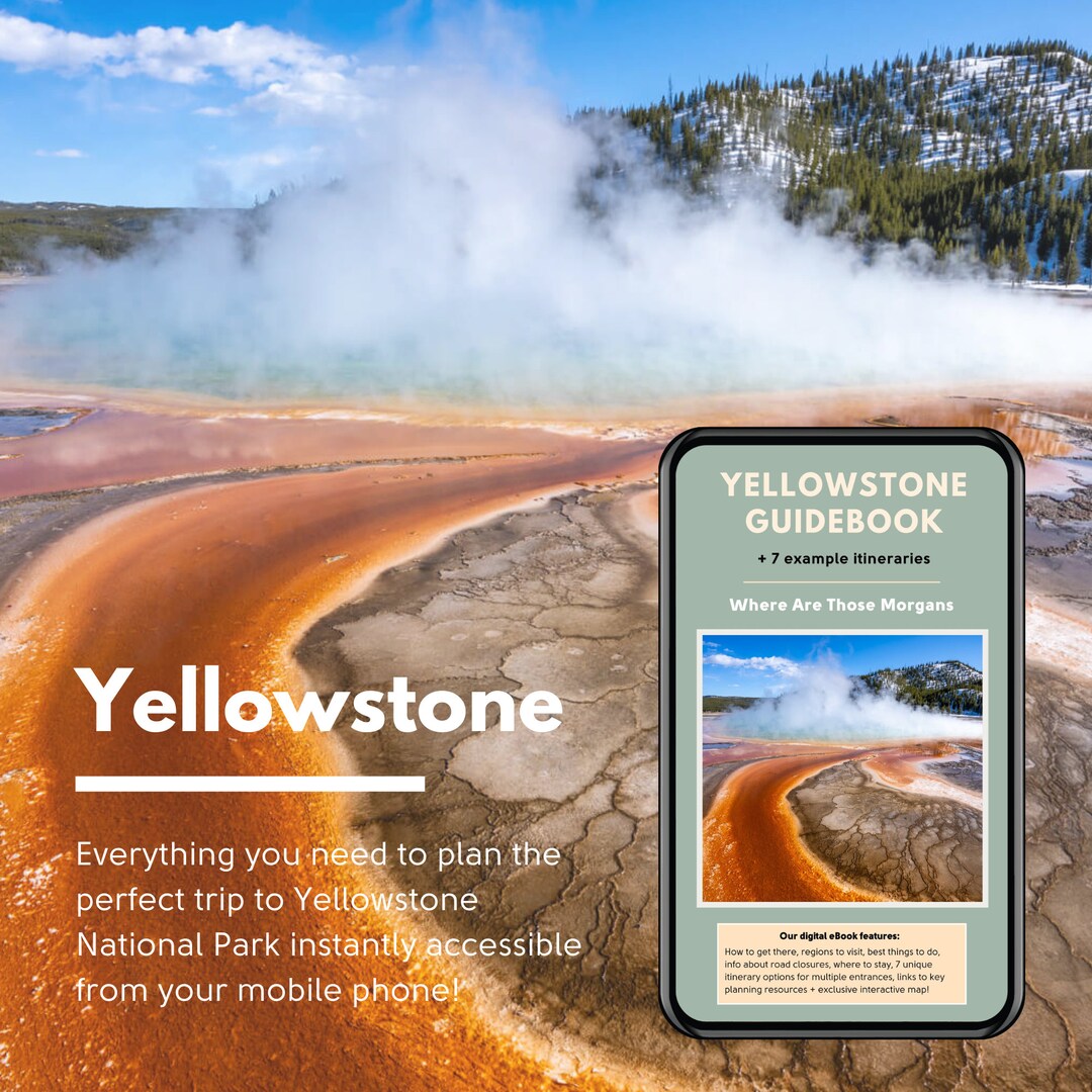 Yellowstone National Park Guidebook (digital Ebook) - Etsy