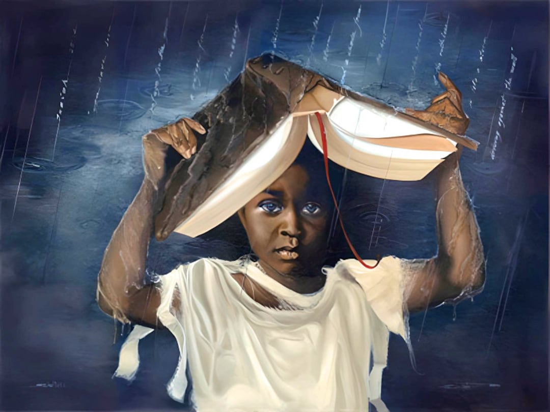 Sheltered Wall Art, Edwin Lester Art, African American Art, Lithograph ...