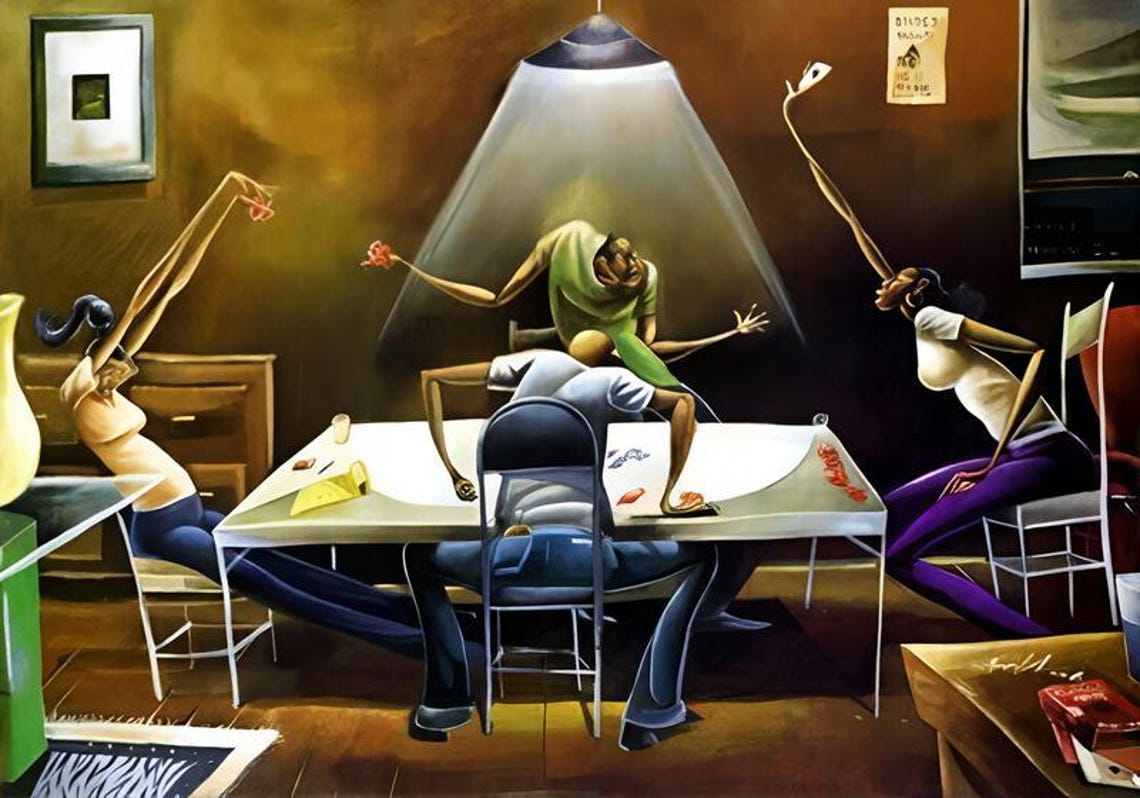 Spades by Frank Morrison African American Art Print – Playing Cards ...