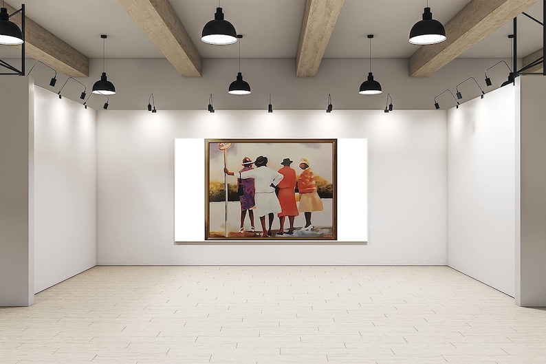 Bus Stop- Black Wall Art by Arthello Beck Jr, Black Culture Art, Black ...