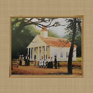 Sunrise Service - Black Wall Art by Arthello Beck Jr, Black Religious ...