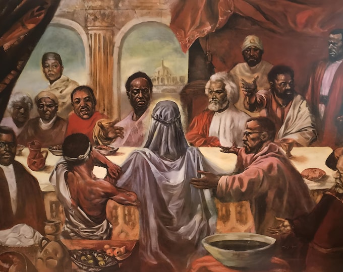 The Last Supper Wall Art, Cornell Barnes Wall Art, African American Art ...