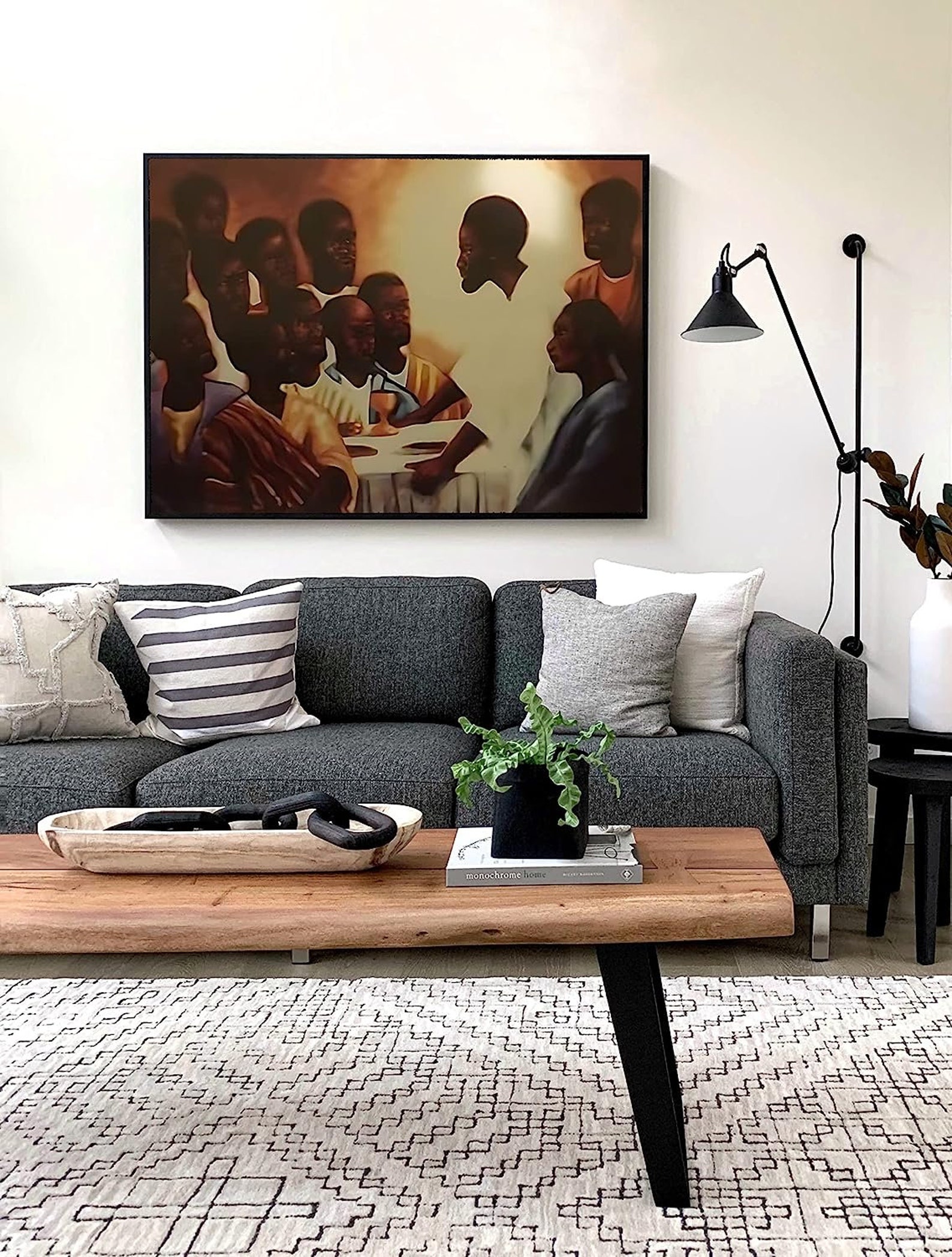 The Lord's Supper Black Wall Art by Arthello Beck Jr, Black Religious ...