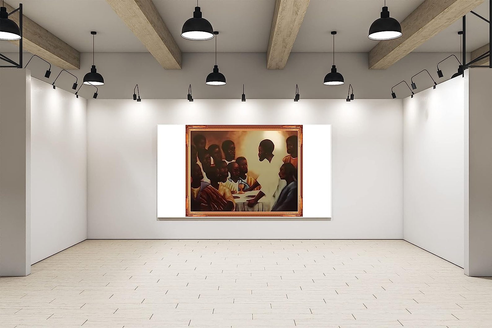 The Lord's Supper Black Wall Art by Arthello Beck Jr, Black Religious ...