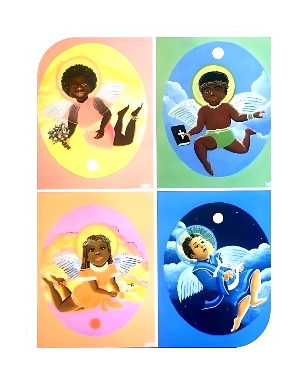 Angels Watching Over Us All Occasion Cards, Religious Greeting Cards ...