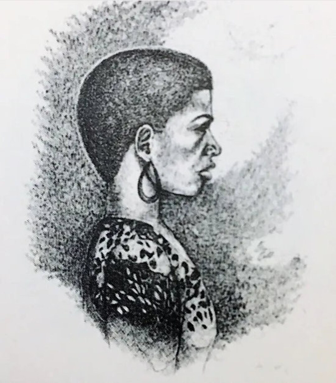 Sista - Black Wall Art by Otis Cobb / Black and White Art / African ...
