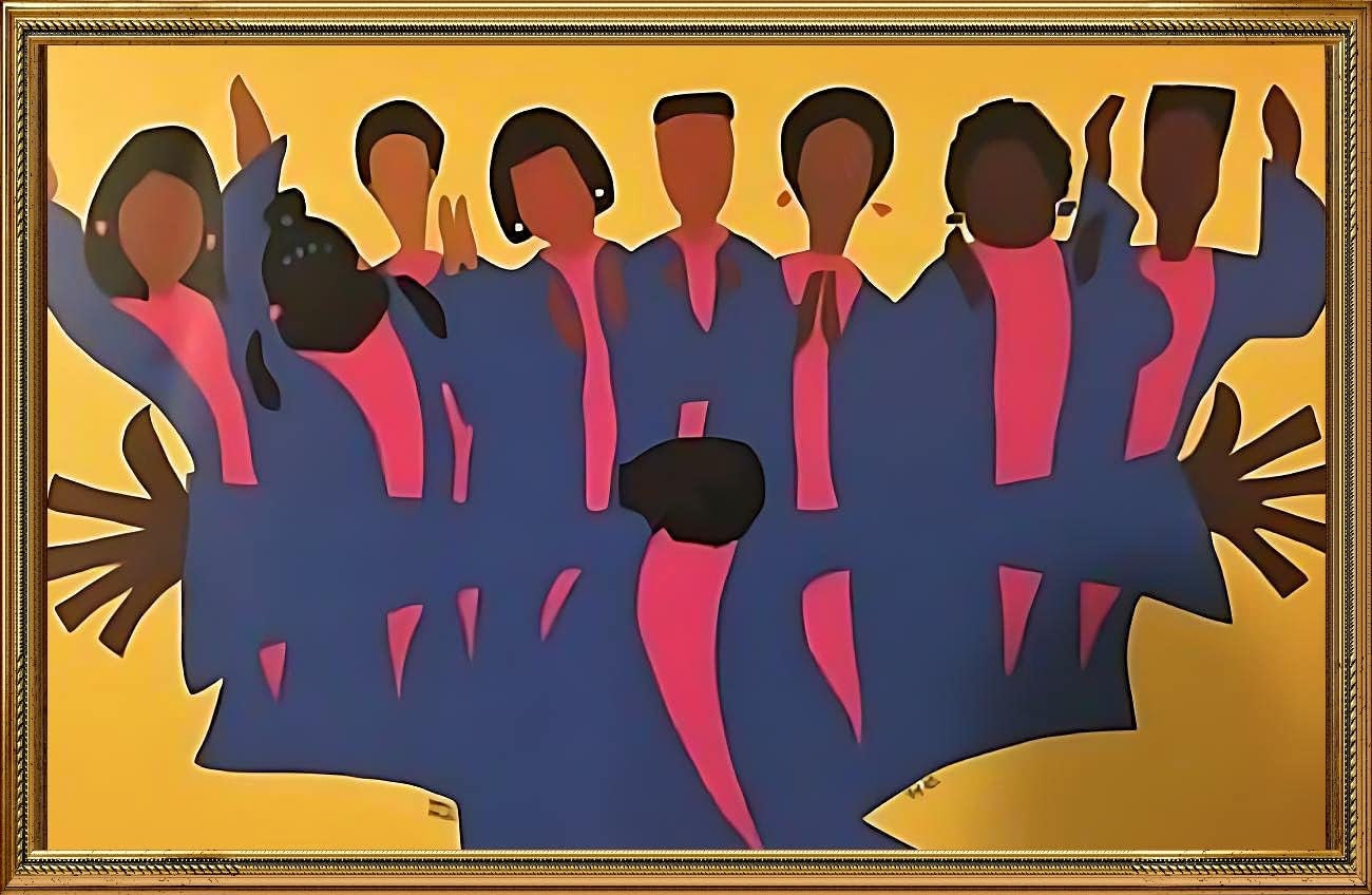 Praise Him Art, Black Wall Art by Walt Griggs, Black Religious Art ...