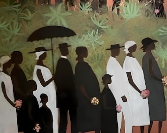 Funeral Procession (med) / Ellis Wilson / African American Art / Black ...