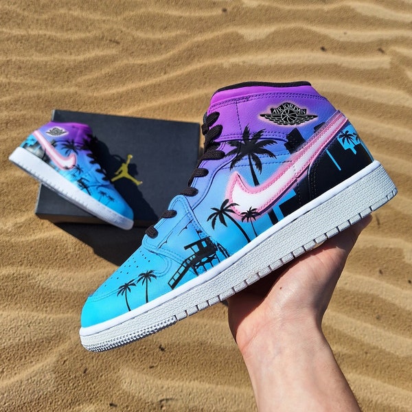 Air Jordan 1 Custom - Etsy