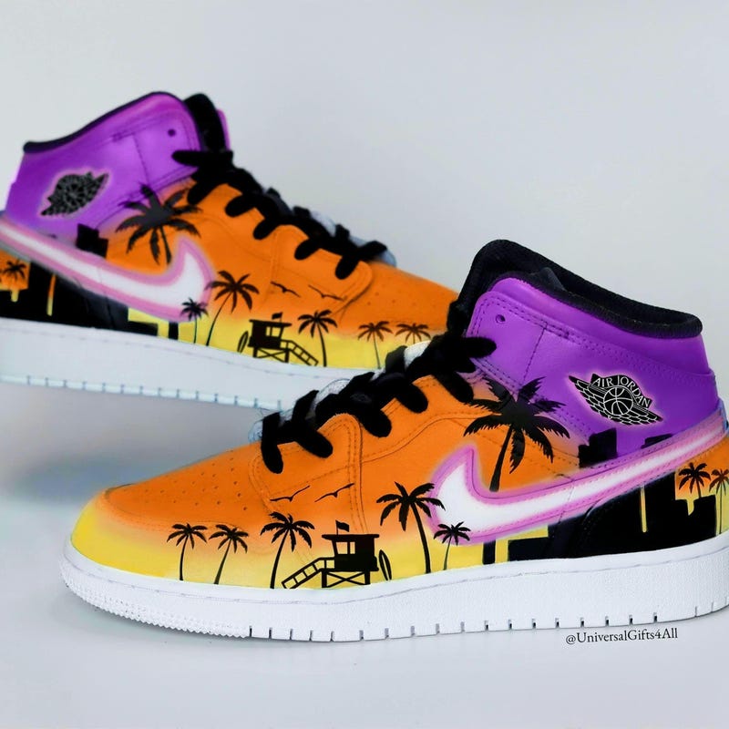 Custom Jordans - Etsy