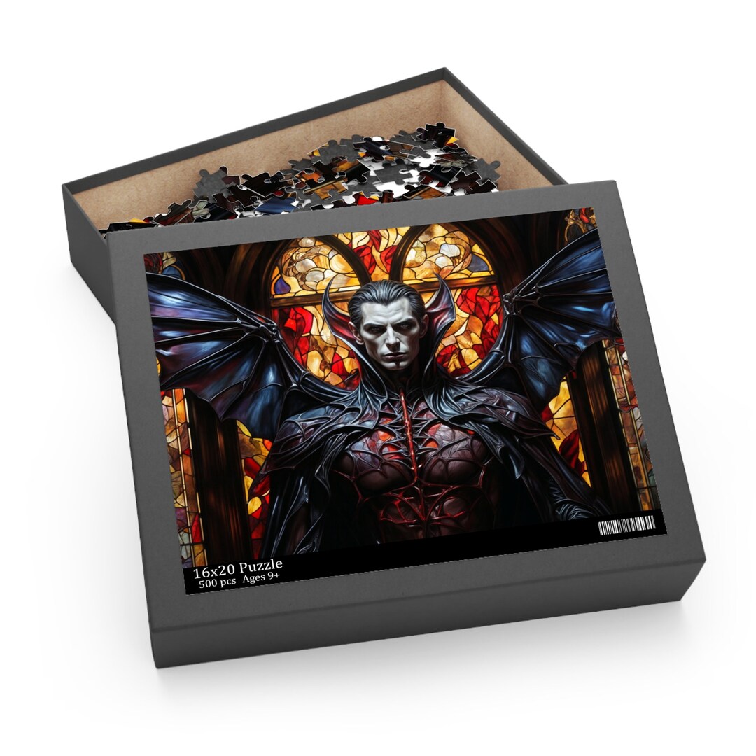 Mosaic Vampire Jigsaw Puzzle | Birthday Gift | 500 Piece Puzzle ...