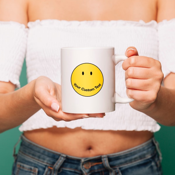 Smiley Face Coffee Mugs - Etsy