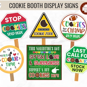 Scout Cookie Booth Display Signs Cookie Sale Poster ABC & LBB Cookie ...