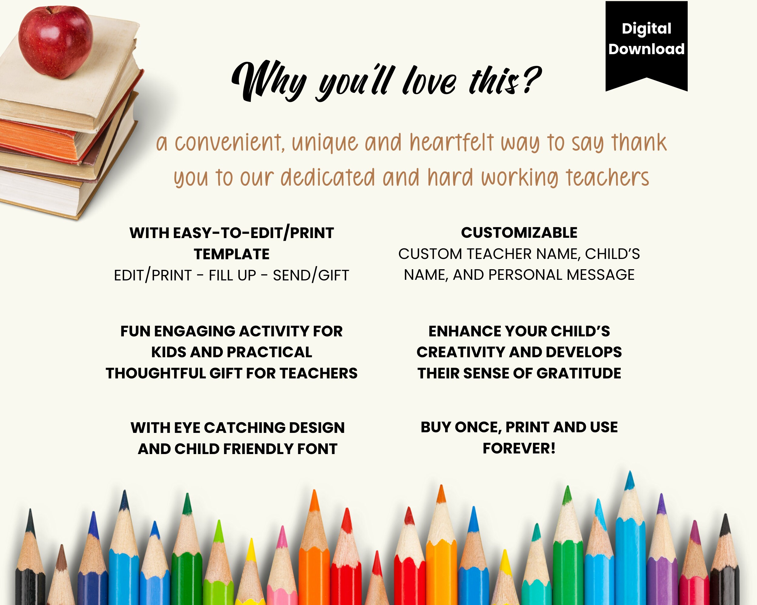 Teacher Appreciation Gift All About My Teacher Coloring Page End of ...