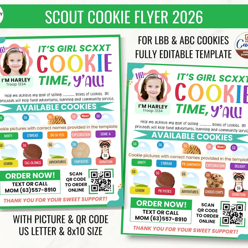 Girl Scout 2026 Flyers - Etsy