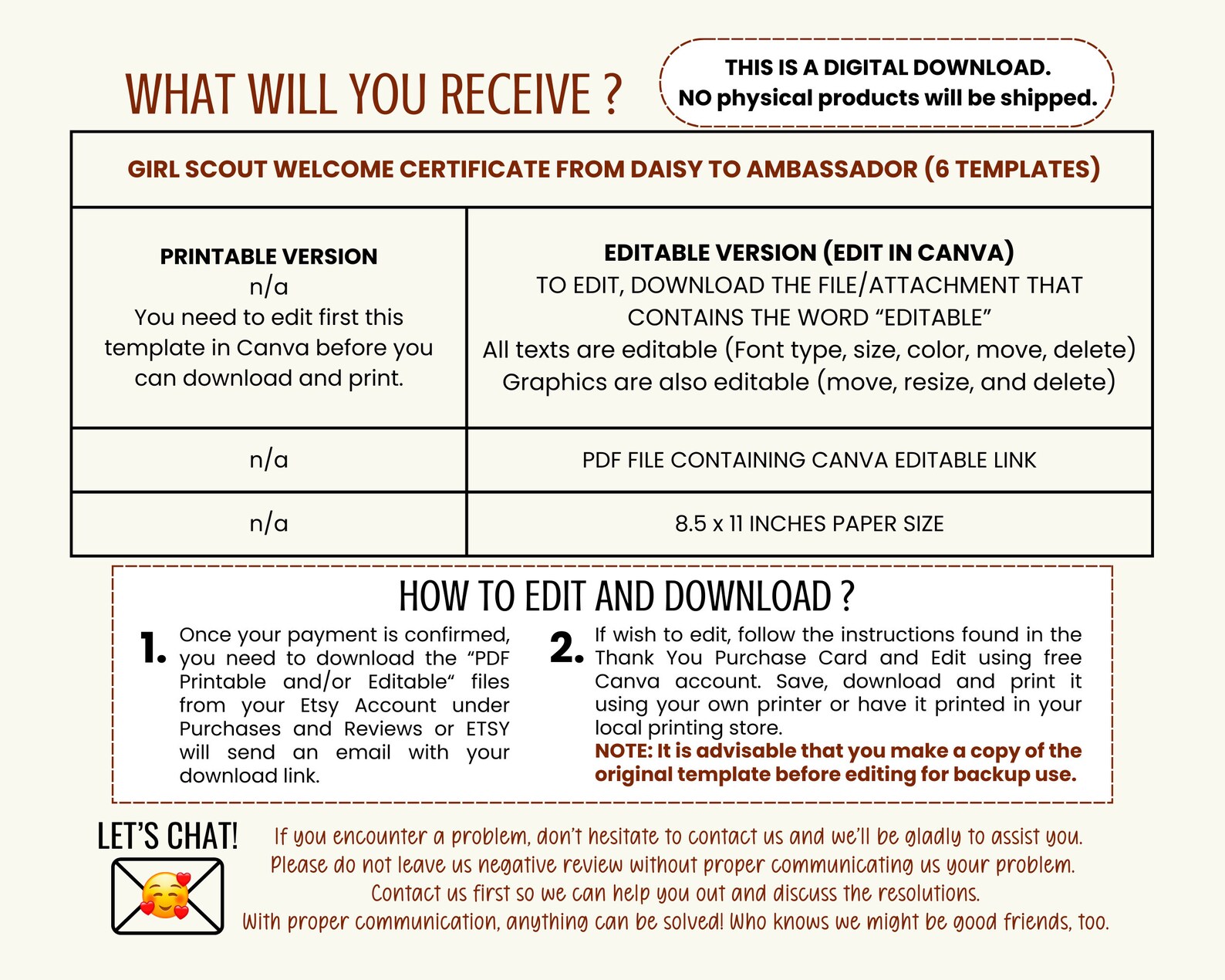 Editable Girl Scout Welcome Certificate Daisy to Ambassador, Welcome to ...