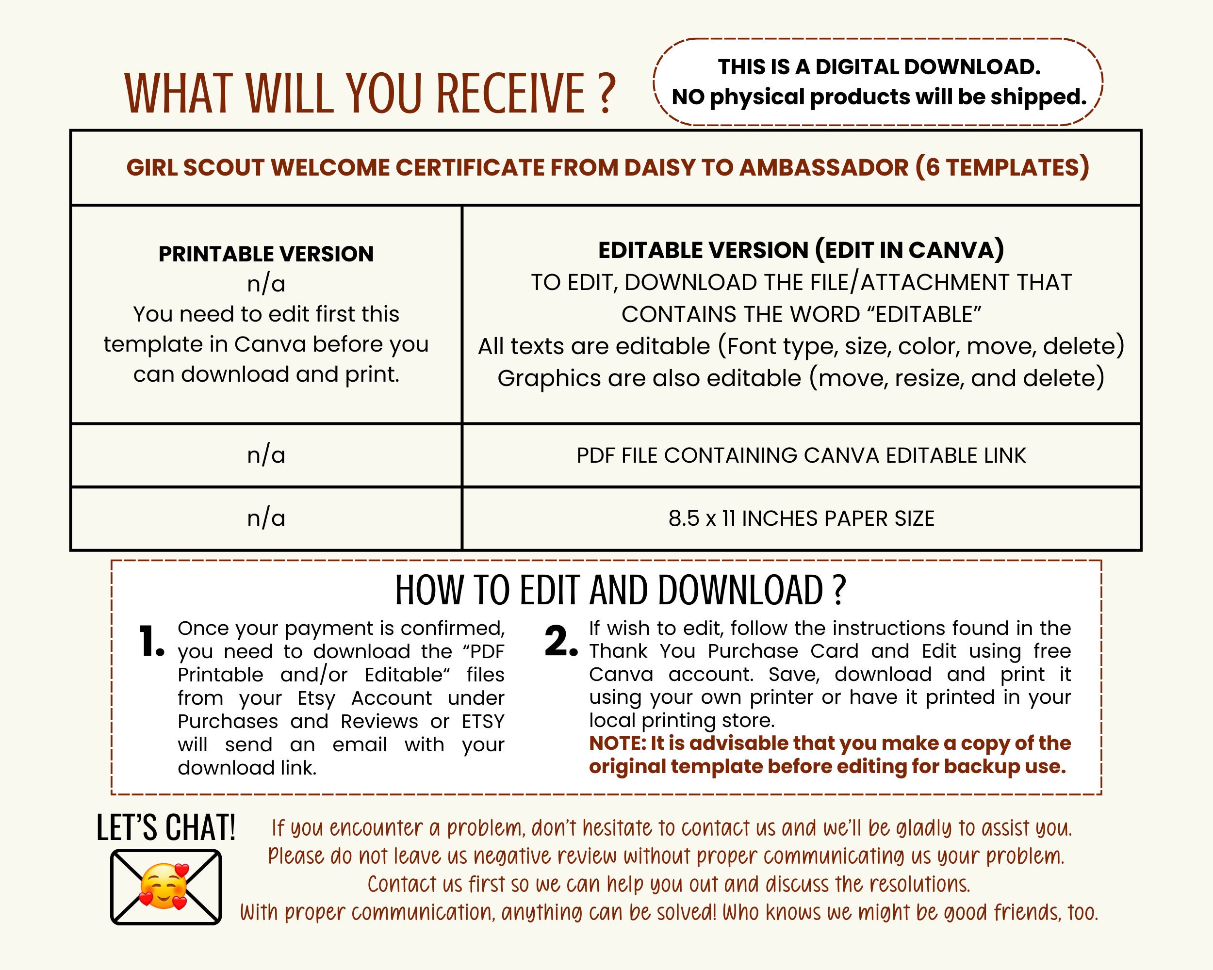 Editable Girl Scout Welcome Certificate Daisy to Ambassador, Welcome to ...
