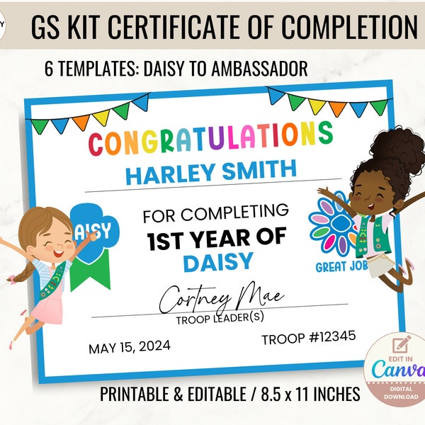 Girl Scout Daisy - Etsy