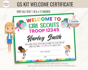 Girl Scout Cookie Award - Etsy