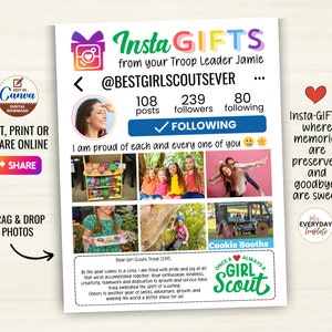Girl Scout Gifts End of Year Troop Farewell Gift Bridging Ceremony ...