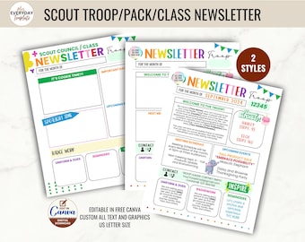 Girl Scout Troop Welcome Letter - Etsy