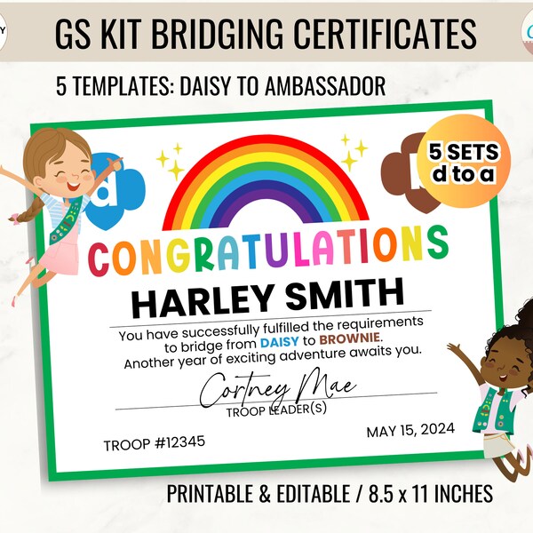 Bridging Certificate - Etsy