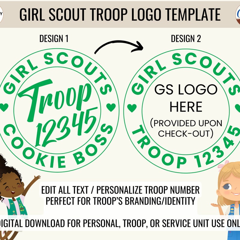 Girl Scout Troop Svg - Etsy