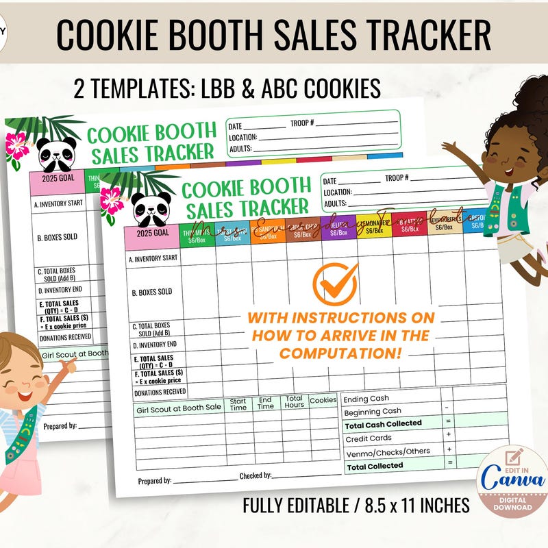 Girl Scout Cookie Booth - Etsy