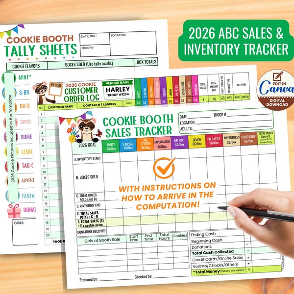 2026 Booth Tracker - Etsy