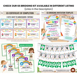 Scout Bridging Gift Tag Personalized Senior Scout Golden Key Poem Gift ...