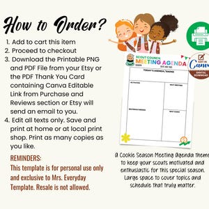 Girl Scout Planner, Girl Scout Meeting Agenda & Meeting Schedule, Scout ...