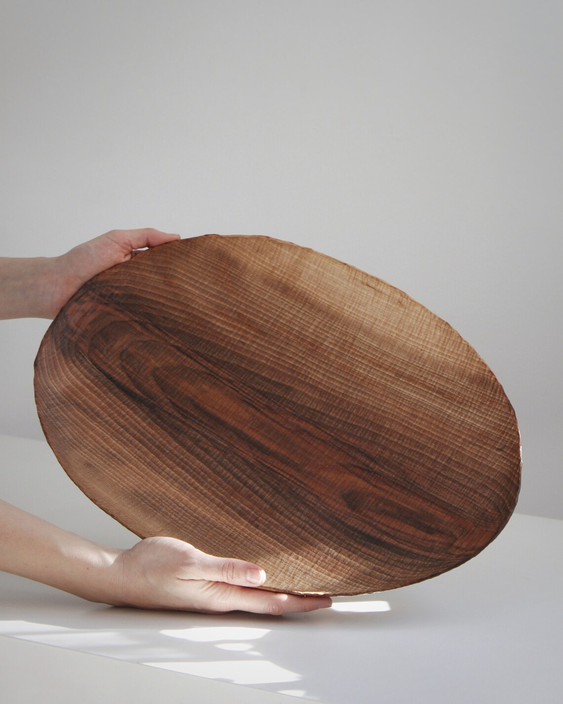 Hand Carved Walnut Centerpiece, Fruit Bowl, Decoration Bowl, Unique ...